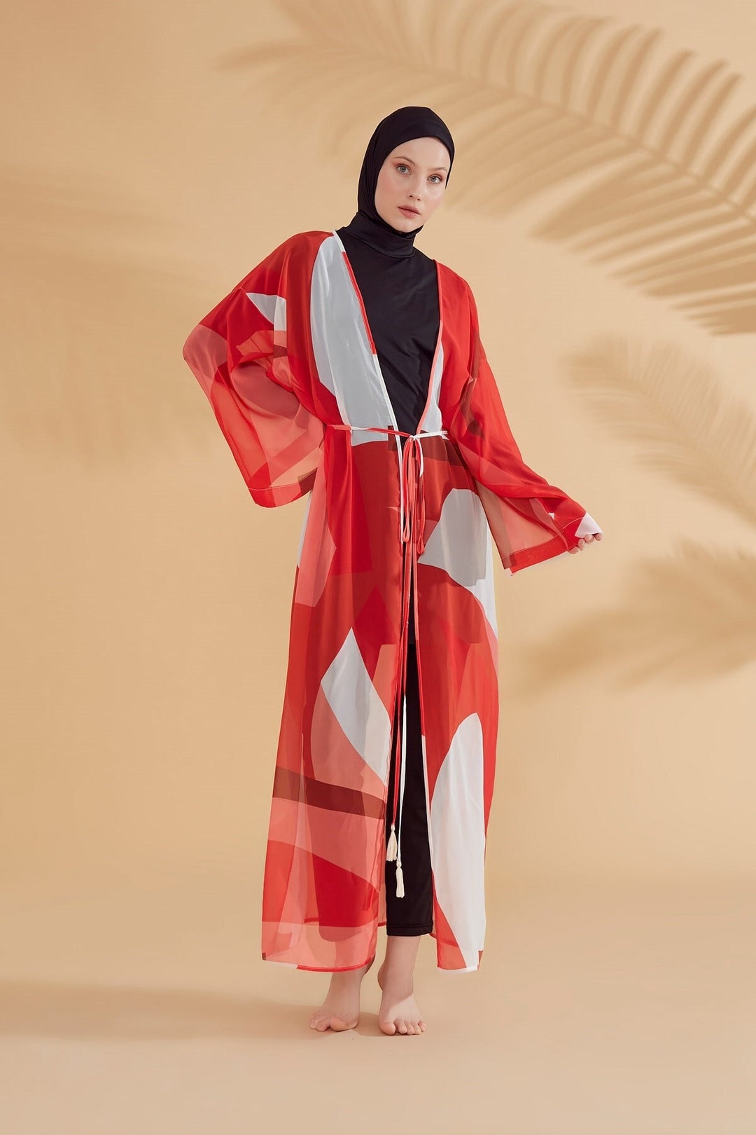 Pareo, Beach Kaftan, Modest Swimwear,summer Dresses Women Hijab, Beach ...