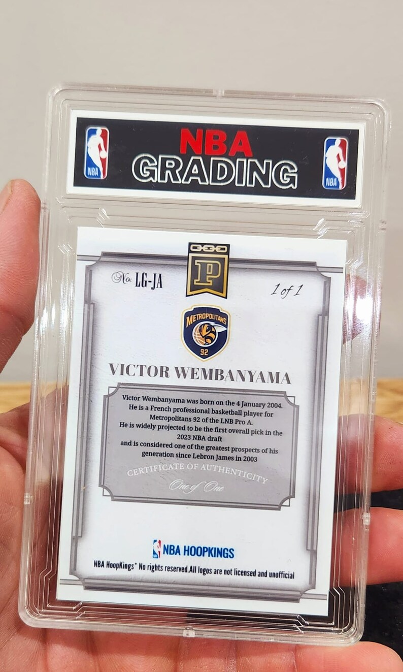 Victor Wembanyama Rookie Autograph 2023-24 Nior Sneaker - Etsy Ireland