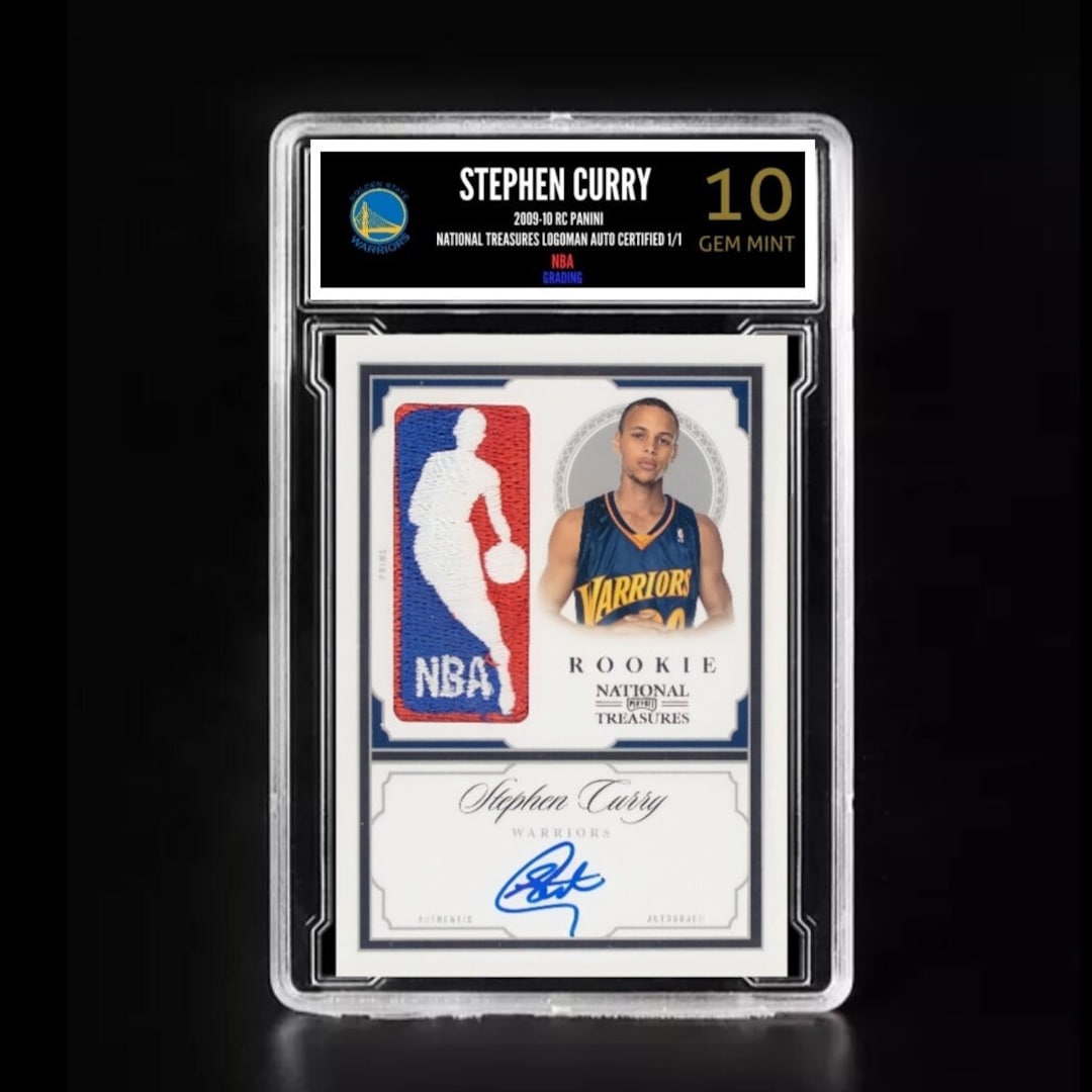 Stephen Curry 2009-10 Rookie NT Auto Logoman 1/1 Autograph NBA - Etsy