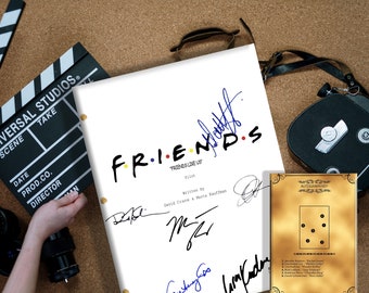 FRIENDS Cast Signed Poster Print Photo Autograph Tv Show Season Series ...