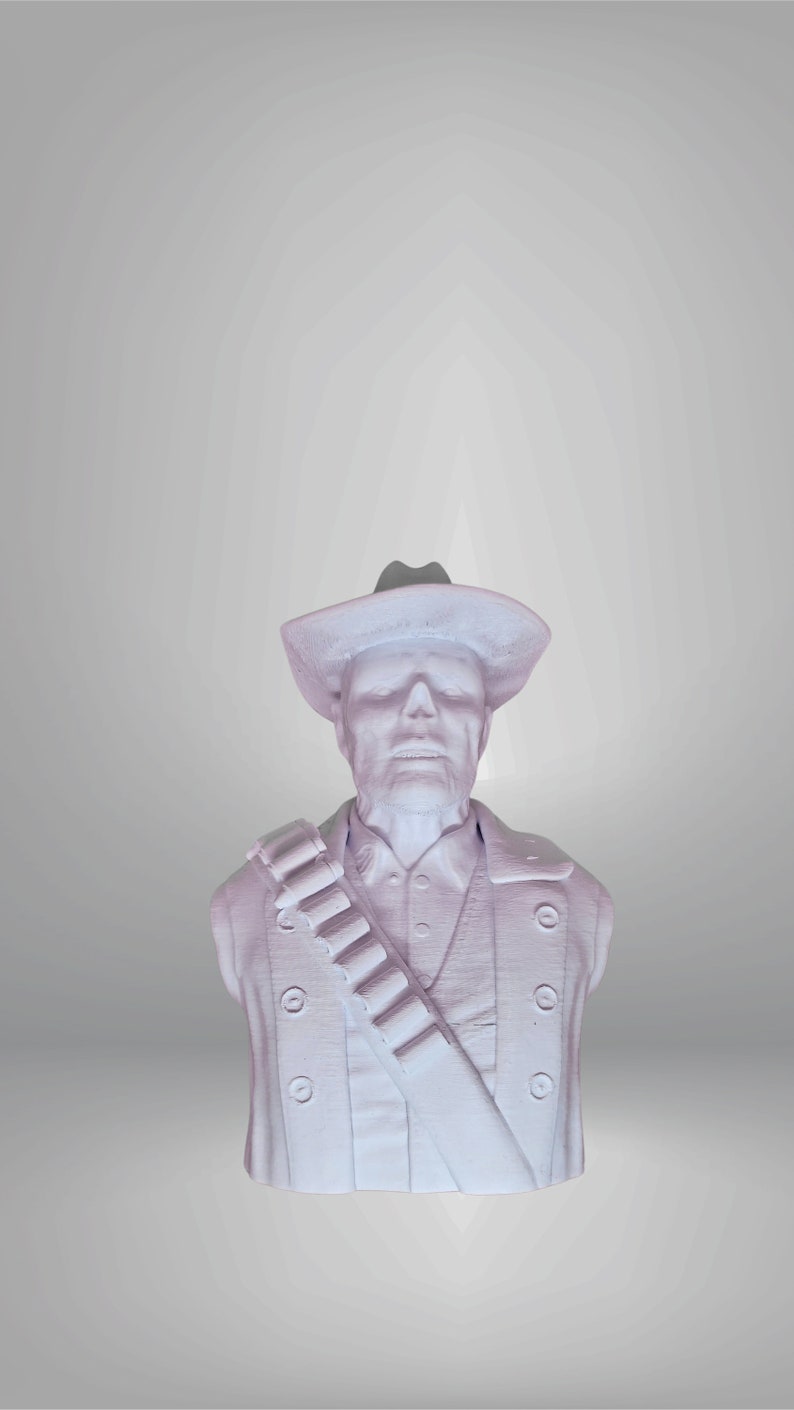 Fallout the Ghoul Bust DIY Paintable 3D Printed Sculpture, Western ...