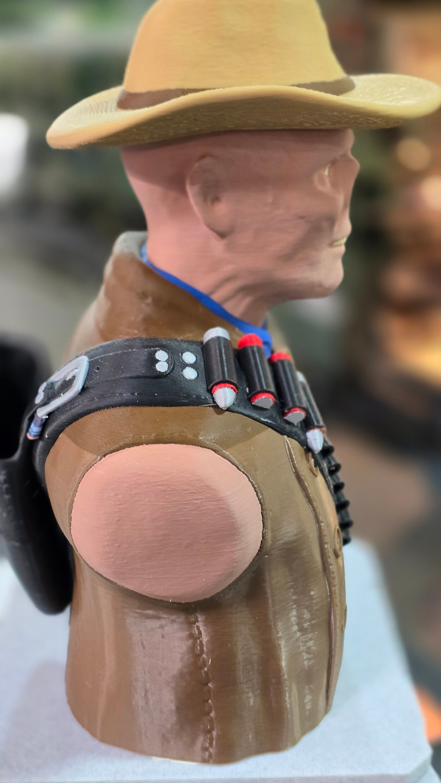 Fallout the Ghoul Bust DIY Paintable 3D Printed Sculpture, Western ...