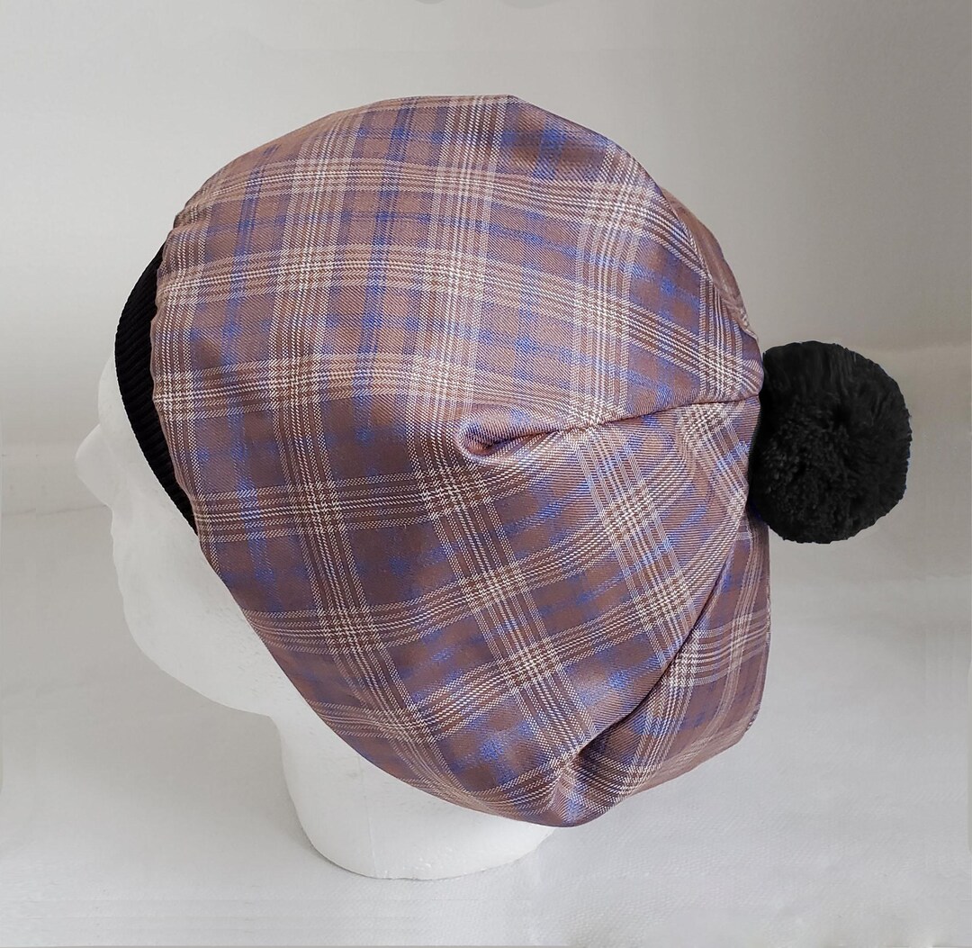 Tammy Hat With Pom Pom,scottish Tam O Shanter Hat, Tammy Hat ...