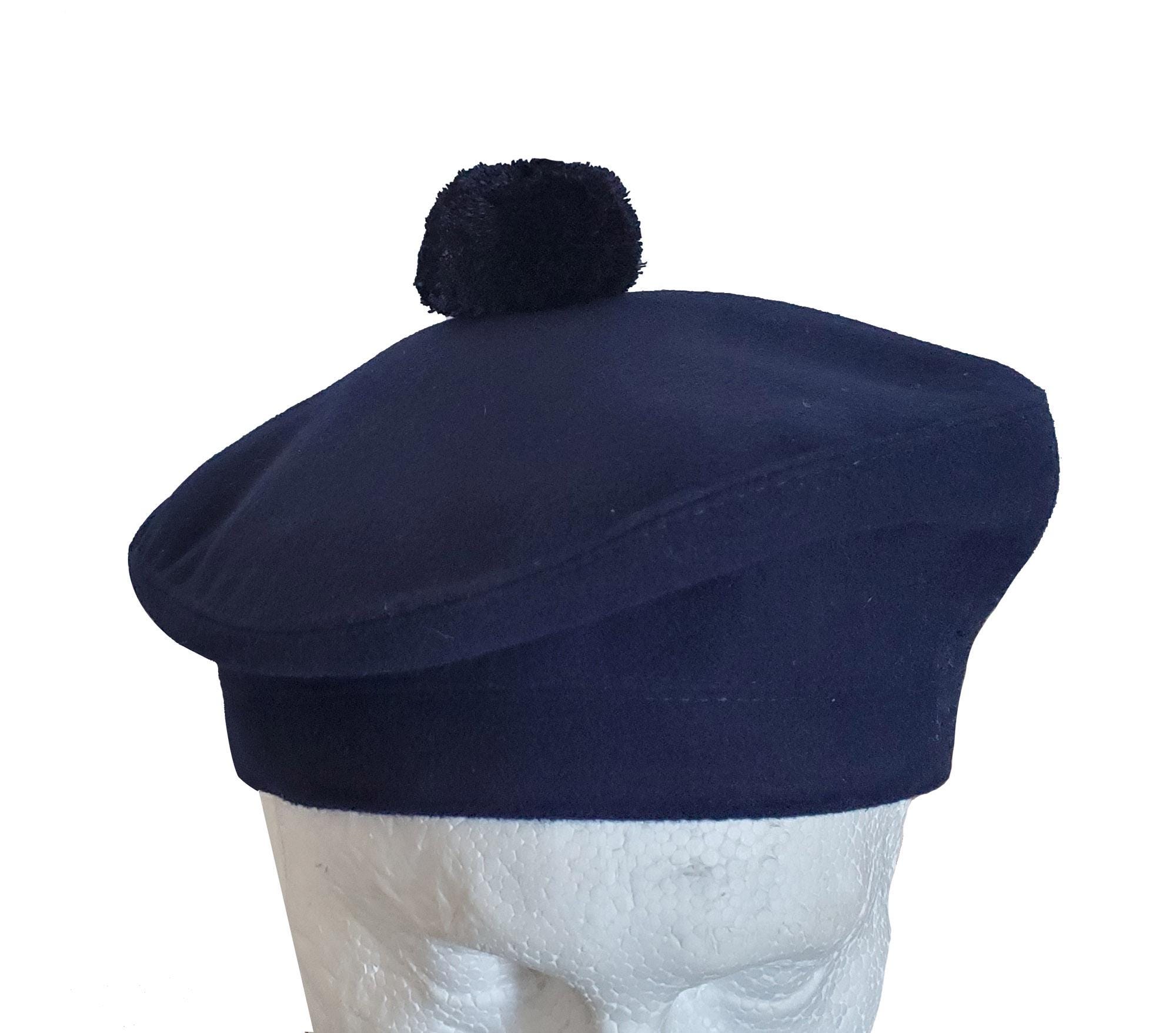 Navy Blue Highlander Tam, Winter Hat, Men's Tam, Party Outfit, Casual ...