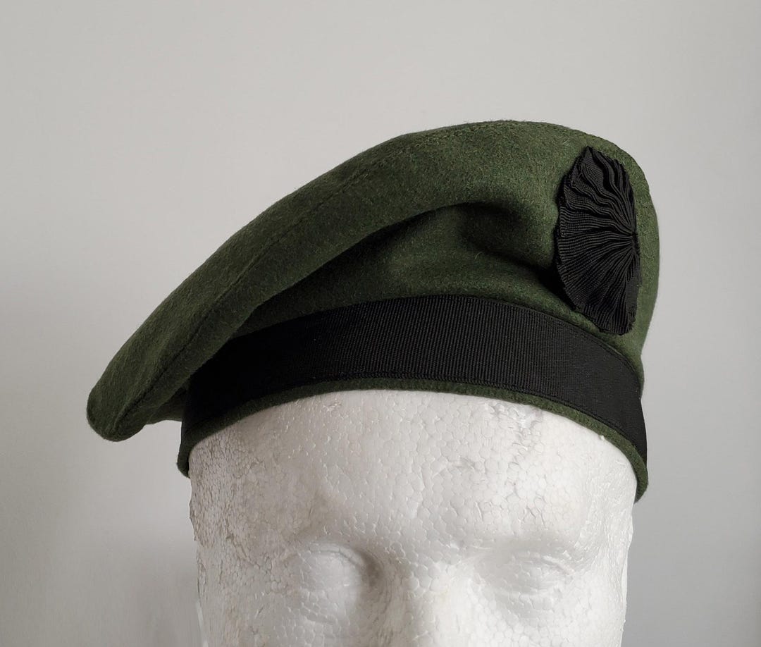 Olive Green Irish Caubeen Hat: Traditional Beret Bonnet - Etsy