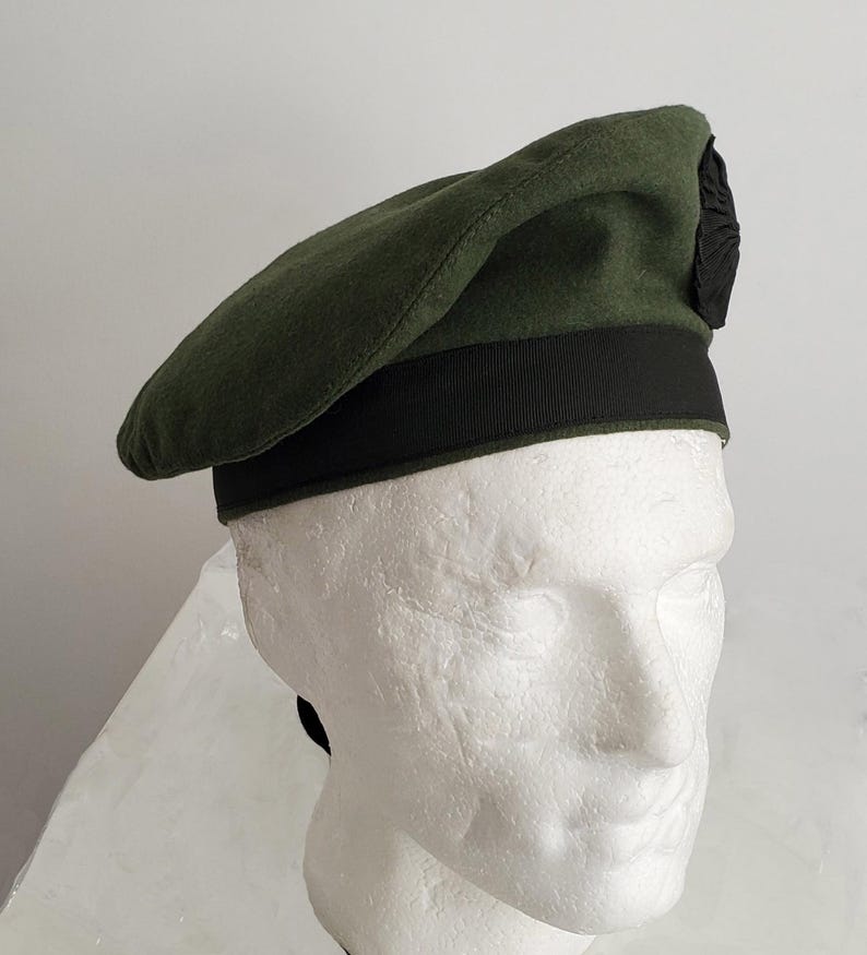 Olive Green Irish Caubeen Hat: Traditional Beret Bonnet - Etsy
