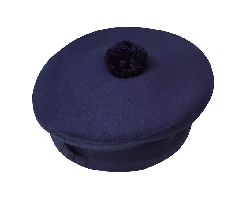 Navy Blue Highlander Tam, Winter Hat, Men's Tam, Party Outfit, Casual ...