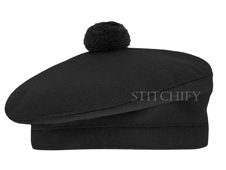 Tam O'shanter Hat, Scottish Wool Tam, Highland Dress Bonnet Cap, Scot's ...