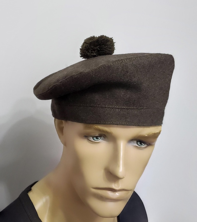 Brown Highlander Tam, Tam O Shanter, Scottish Bonnet, Scottish Tam ...