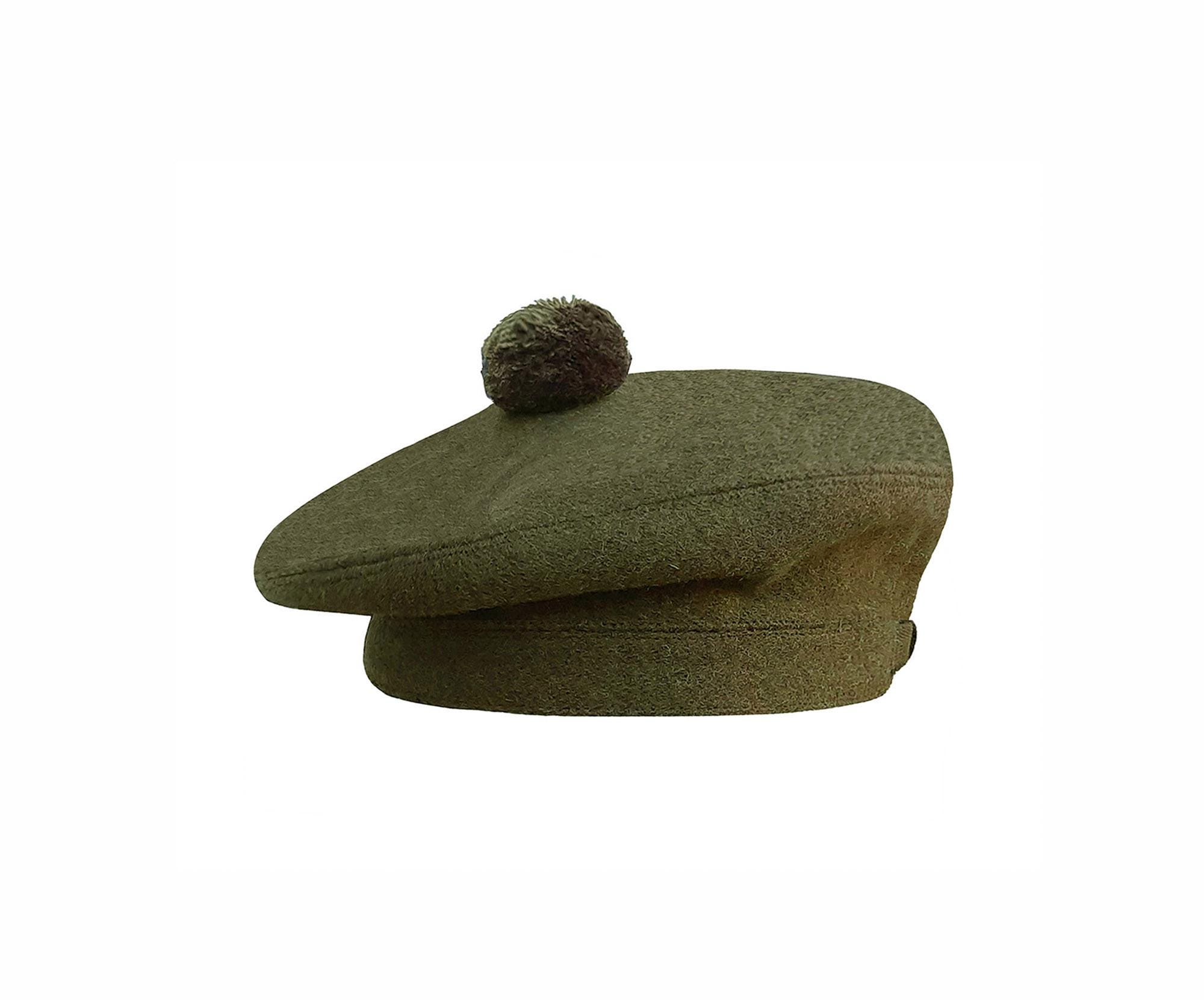Scottish Tam O'shanter, Wool Tam, Military Style Bonnet, Scot's Cap ...