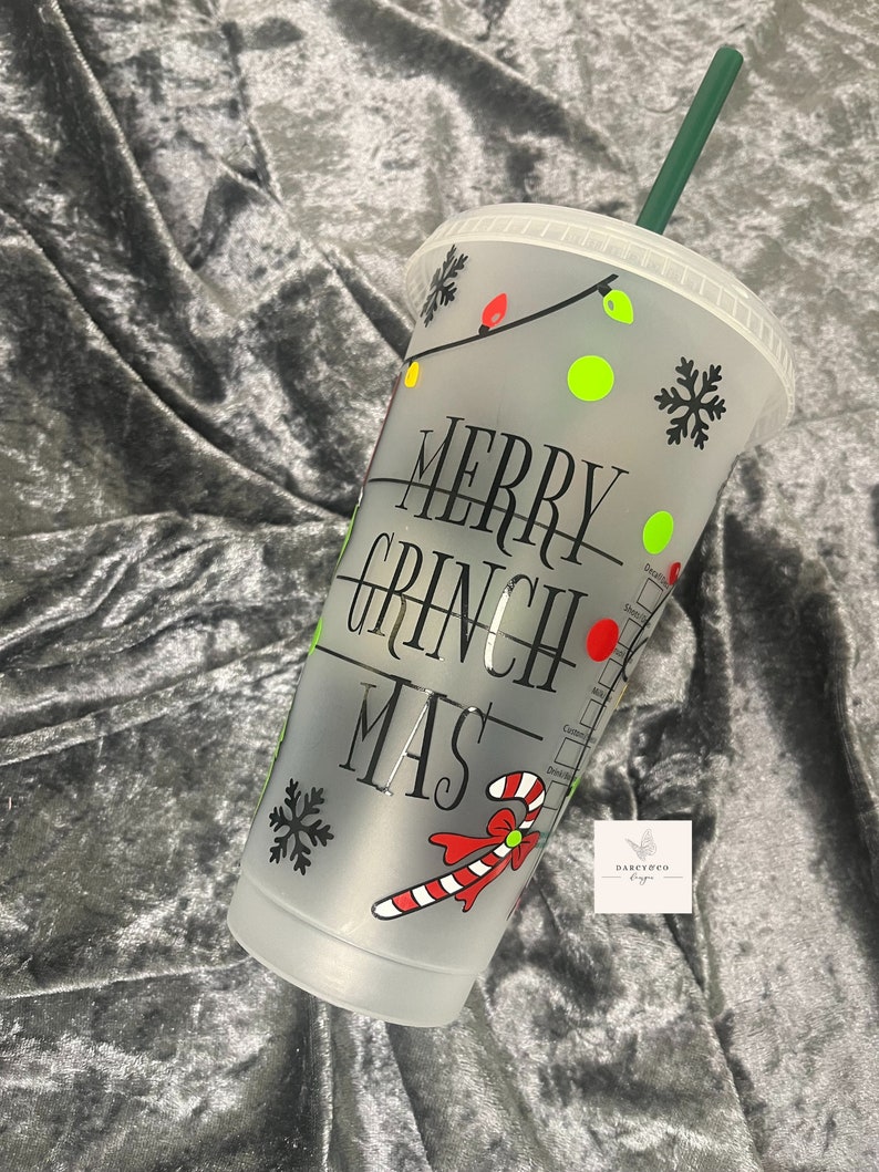The Grinch Starbucks Cold Cup Starbucks Reusable - Etsy