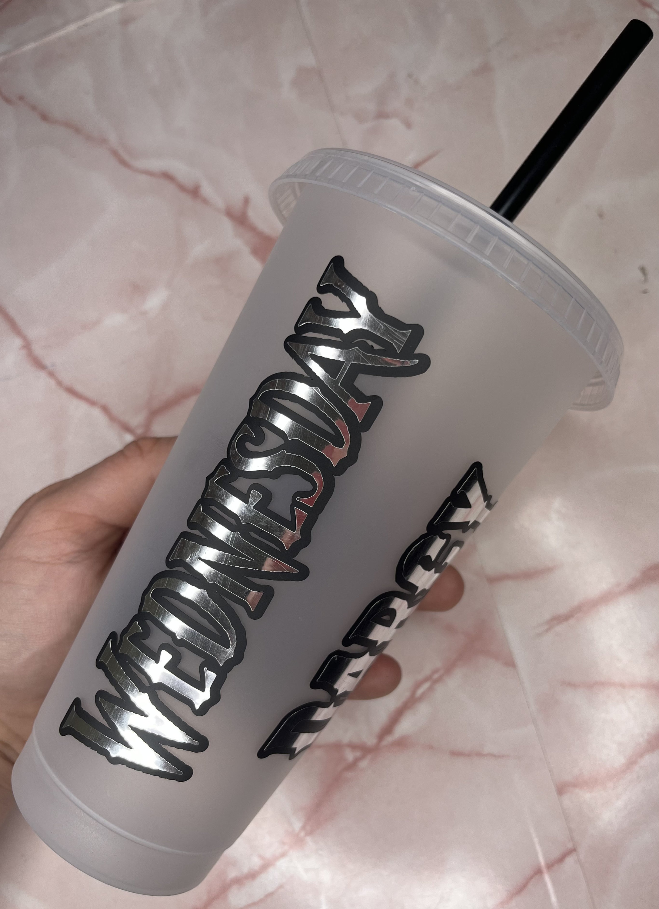 Wednesday Addams Personalised Cold Cup - Etsy