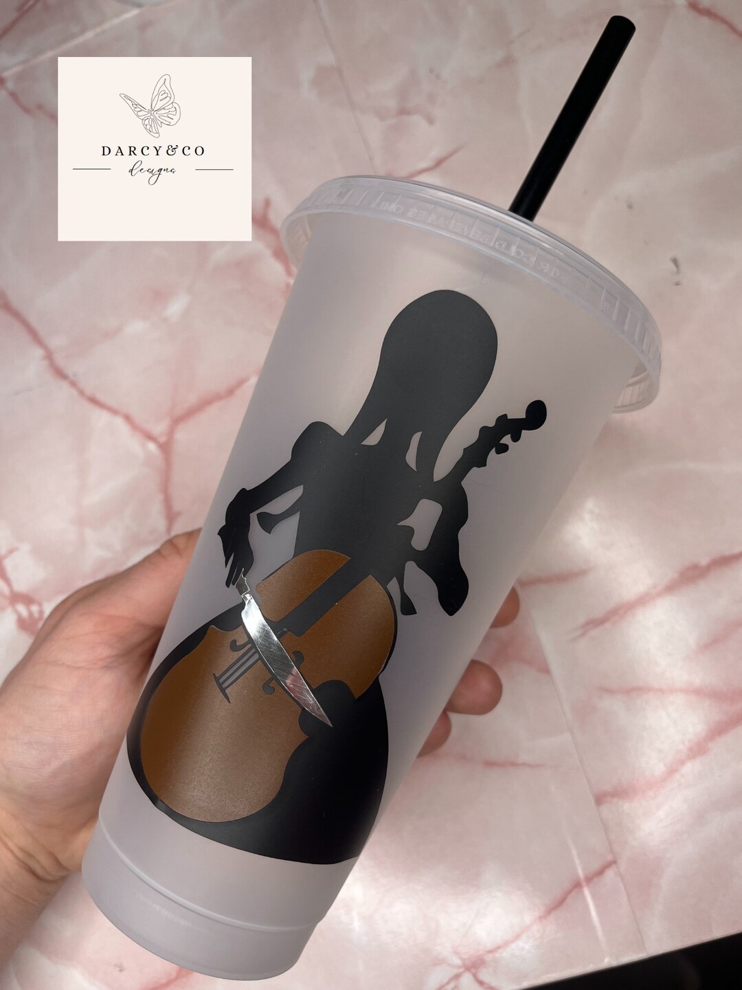 Wednesday Addams Personalised Cold Cup - Etsy