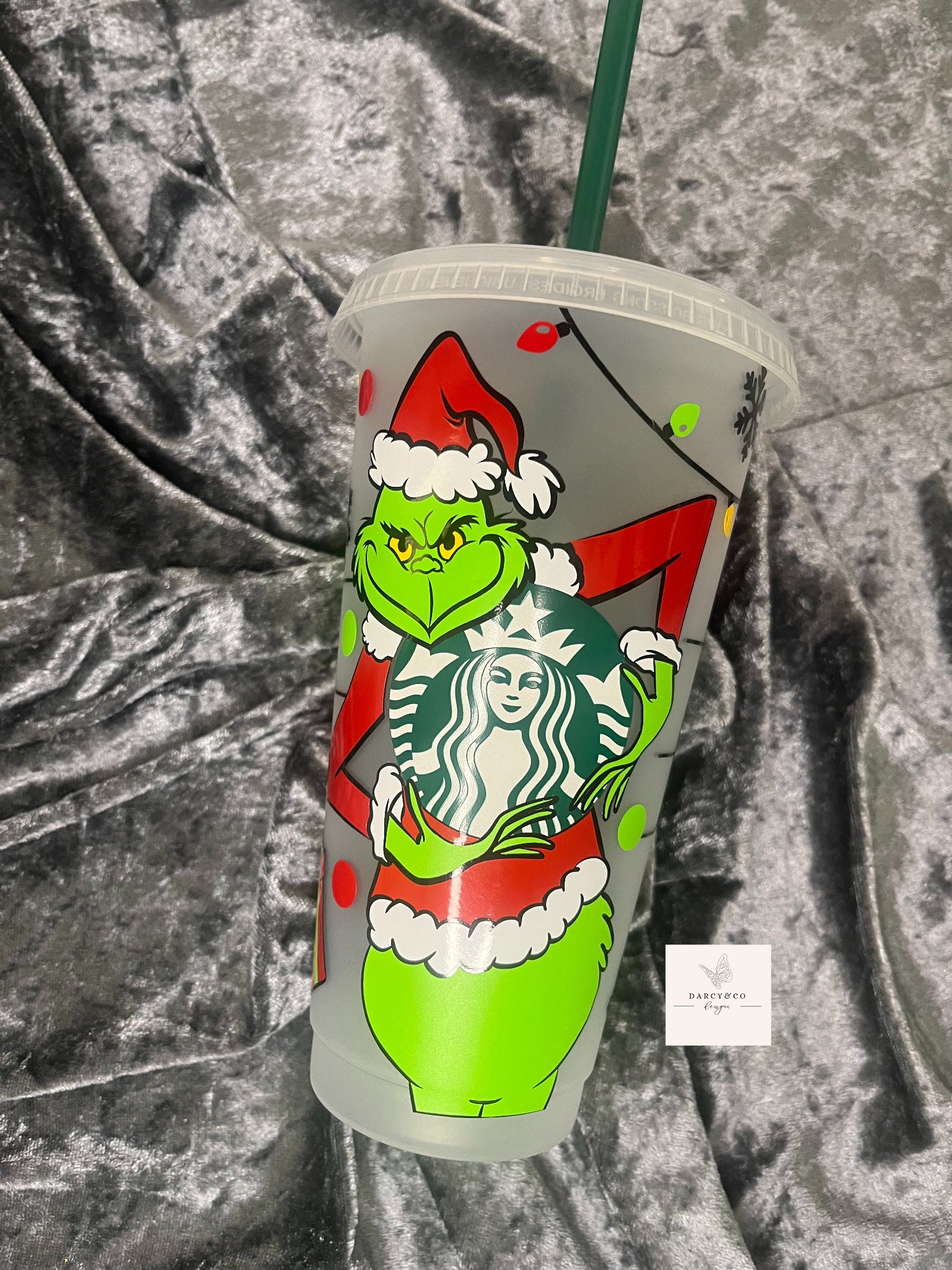 The Grinch Starbucks Cold Cup Starbucks Reusable - Etsy