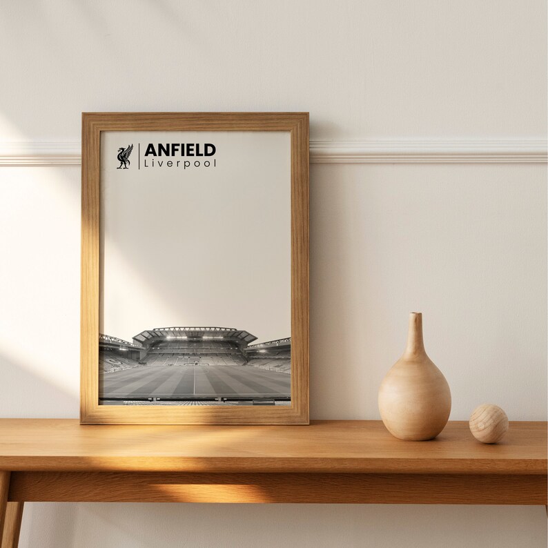 Liverpool FC Anfield Stadium Poster | Football Wall Art | Reds ...