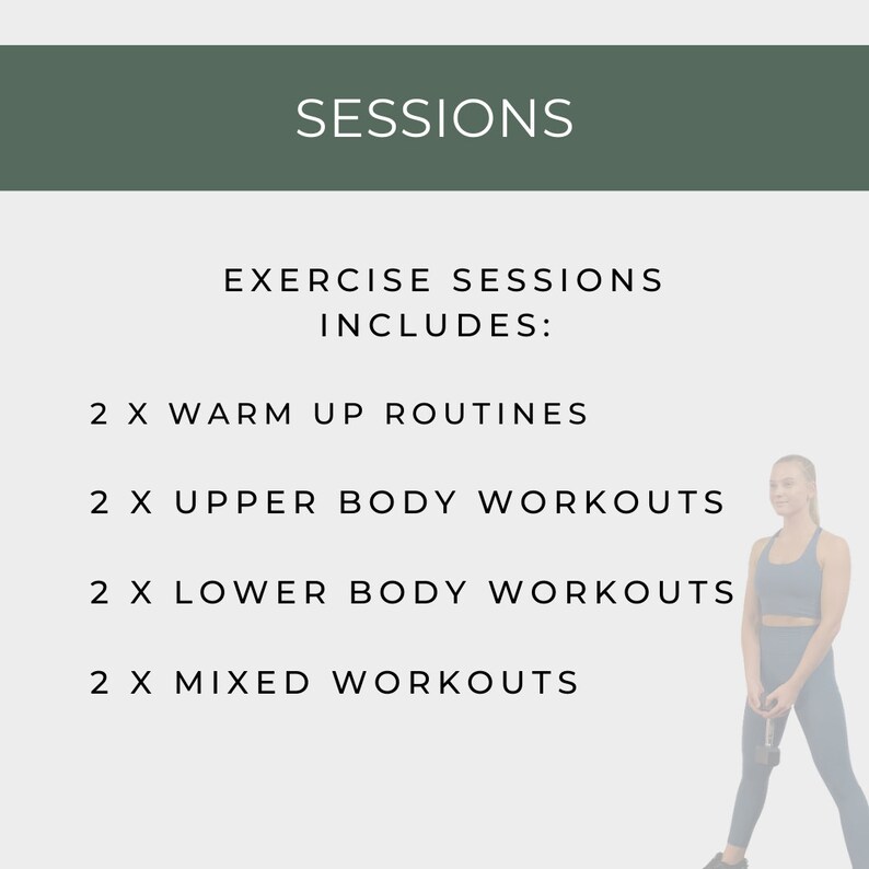 Level 1 DUMBBELL WORKOUT - Home-based Exercise Program - 6 Sessions ...