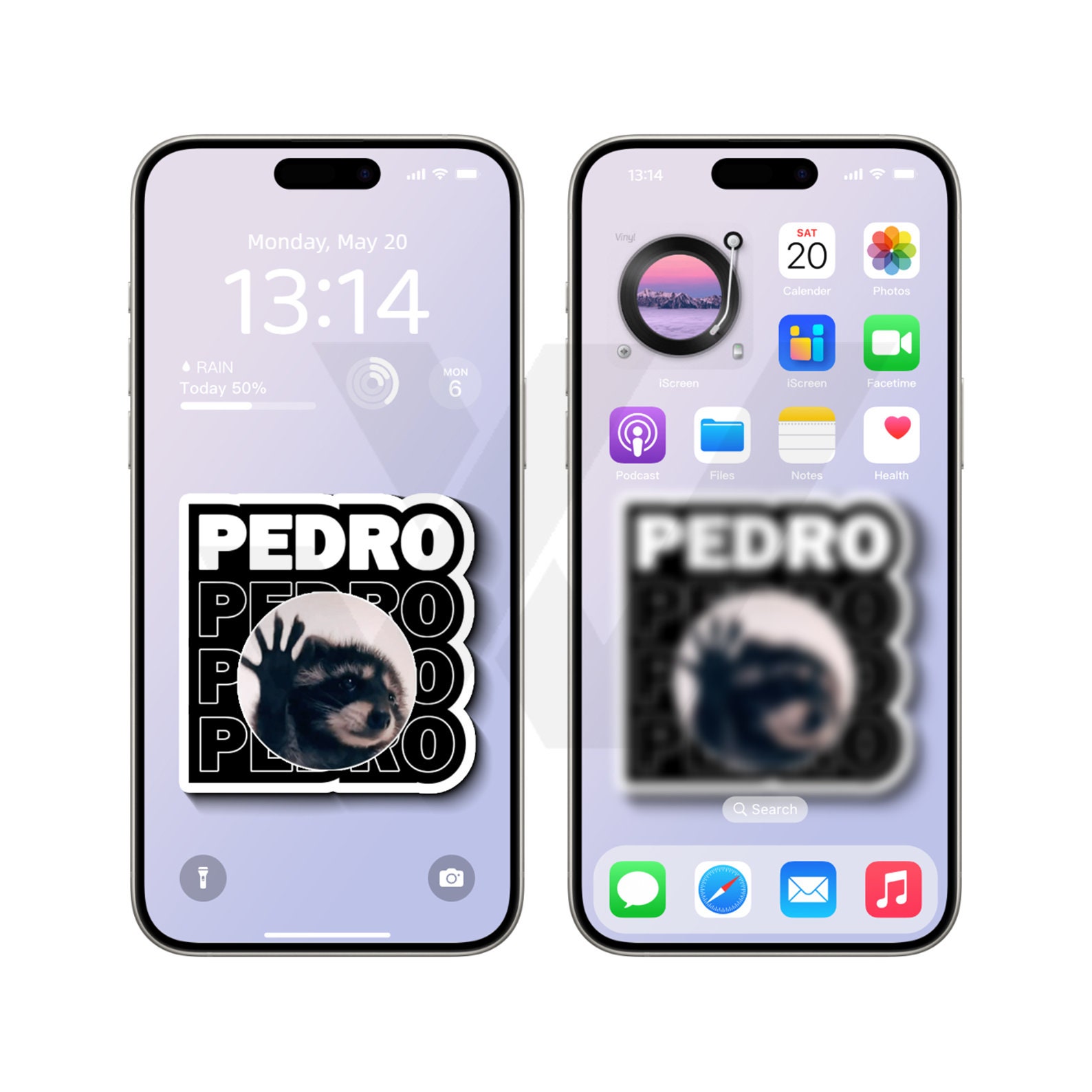 Pedro Pedro Raccoon Meme Smatphone Wallpaper | High-resolution Digital ...