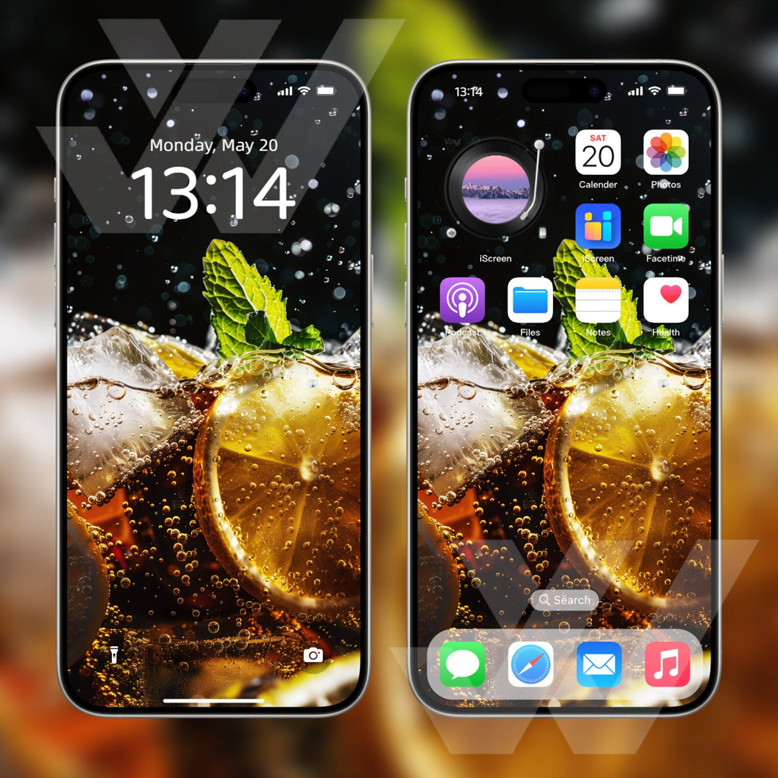 Ice Lemon Coke Cocacola Wallpaper for iPhone and Android | iPhone 16 ...