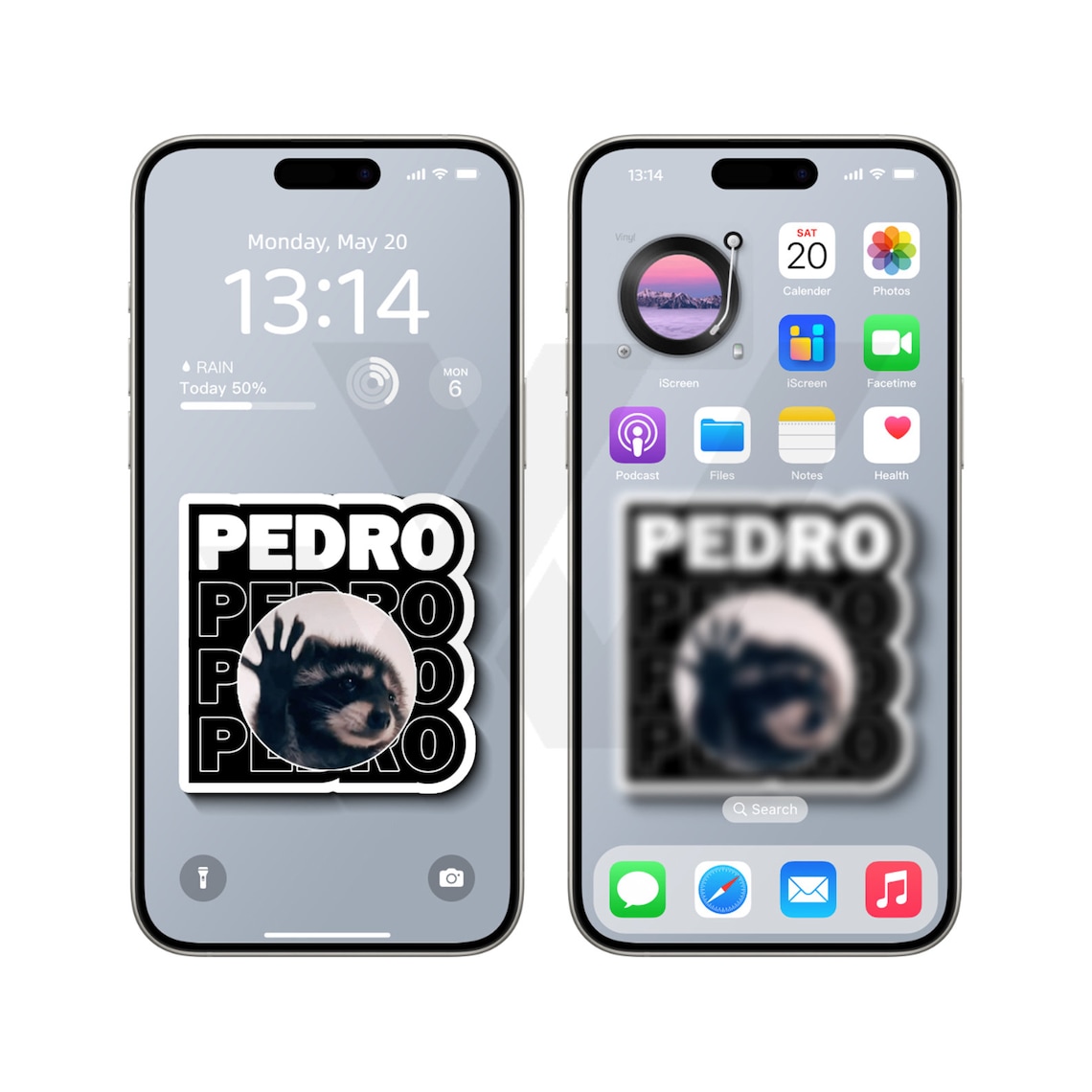Pedro Pedro Raccoon Meme Smatphone Wallpaper | High-resolution Digital ...