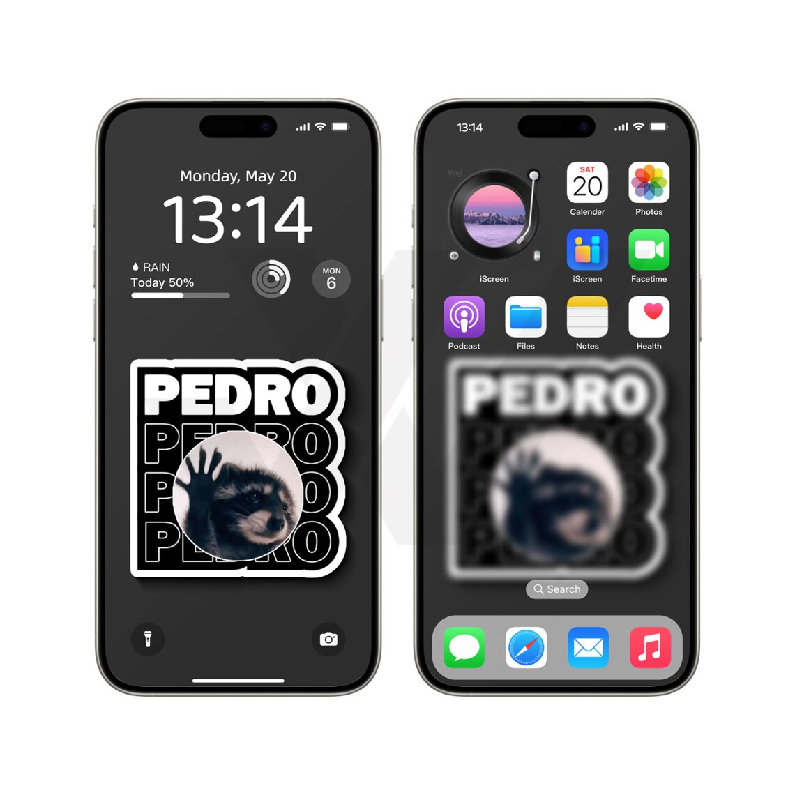 Pedro Pedro Raccoon Meme Smatphone Wallpaper | High-resolution Digital ...