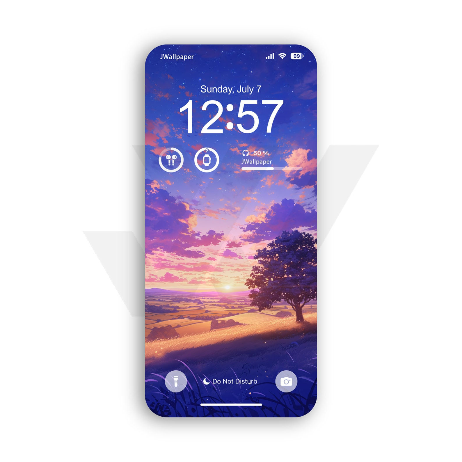 Sunset Glow Wallpaper for iPhone and Android | 4K HD Wallpaper Download ...