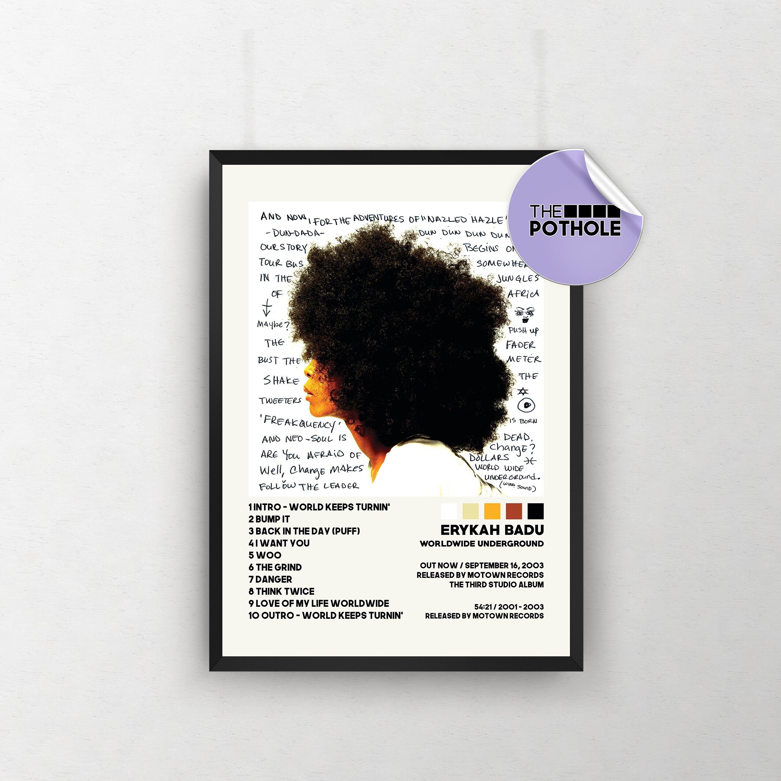 Erykah Badu Posters / Worldwide Underground Poster, Erykah Badu ...