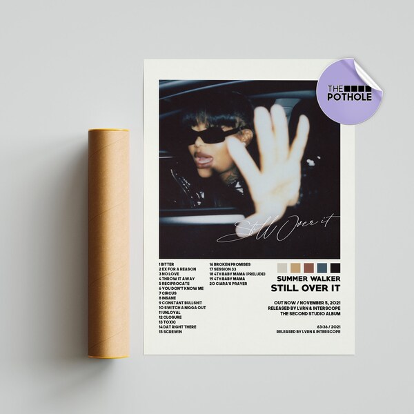 Over It Summer Walker Album Poster - Etsy