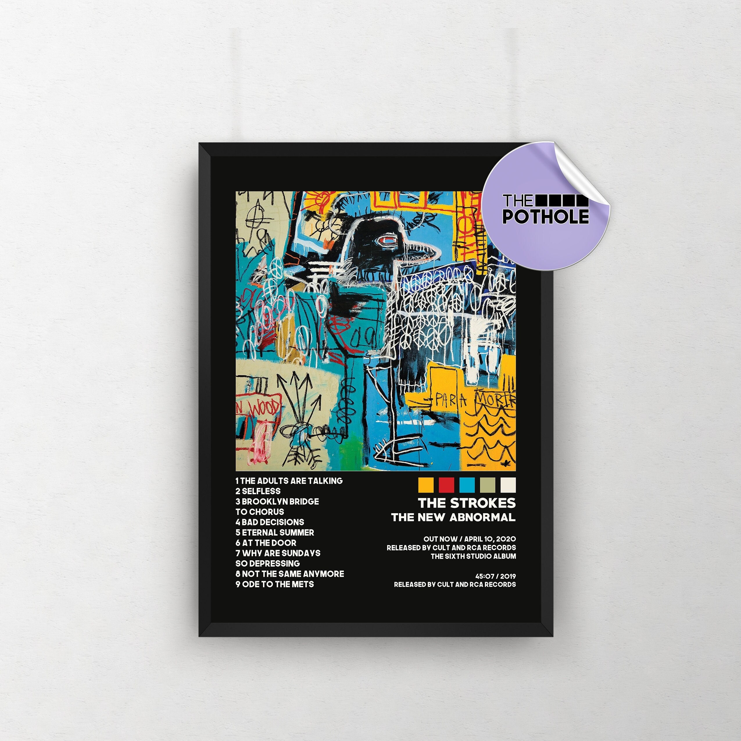 The Strokes Posters, The New Abnormal Poster, The Strokes Album Cover ...