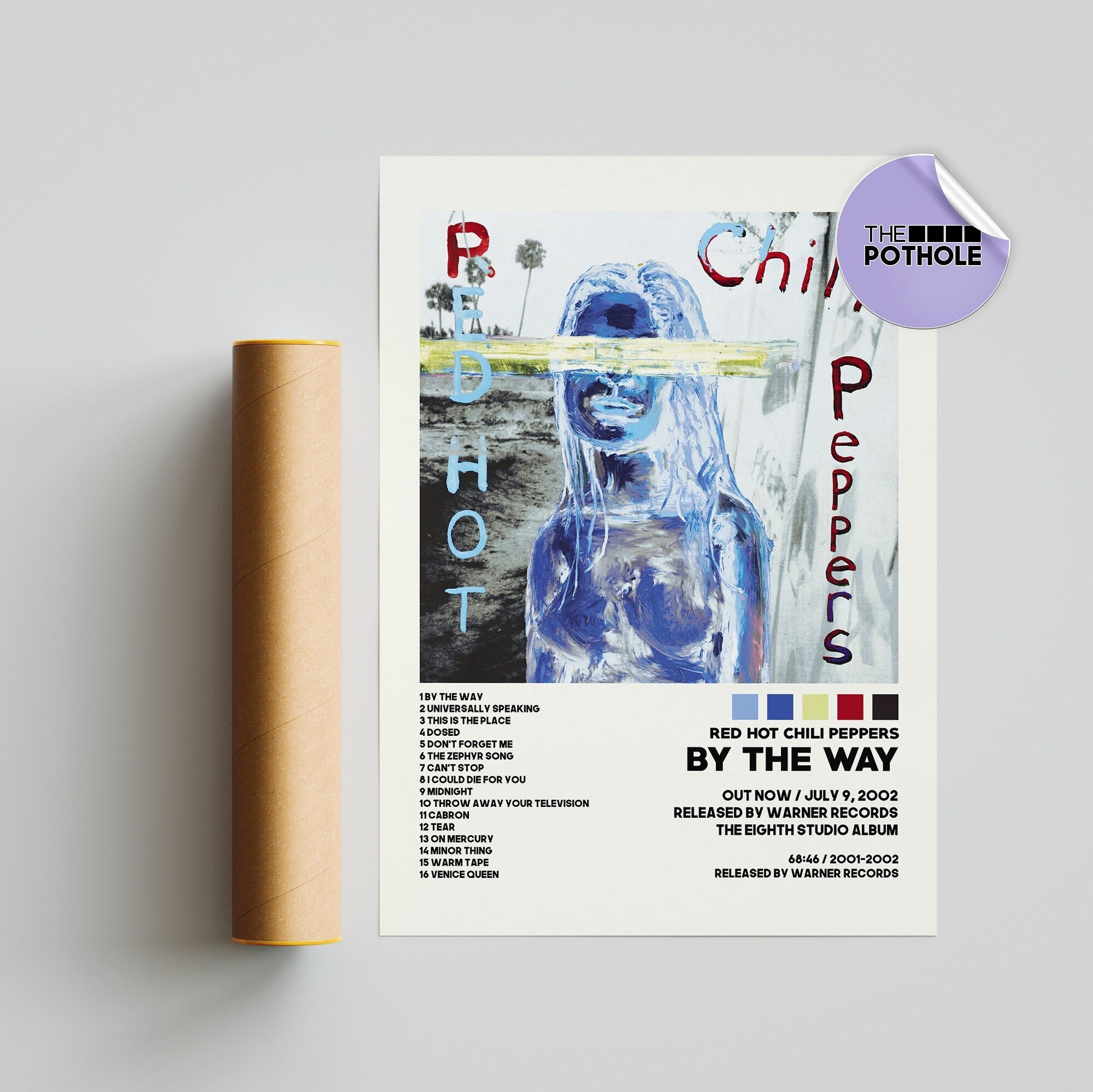 Red Hot Chili Peppers Posters, By The Way Poster, Tracklist Album Cover ...