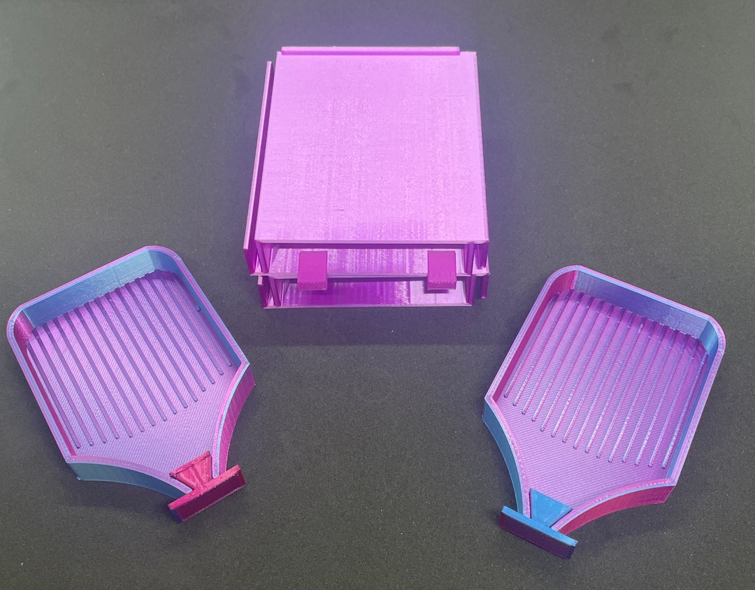 Two Basic Trays and Two Modular Tray Storage Compartments Kit - Etsy