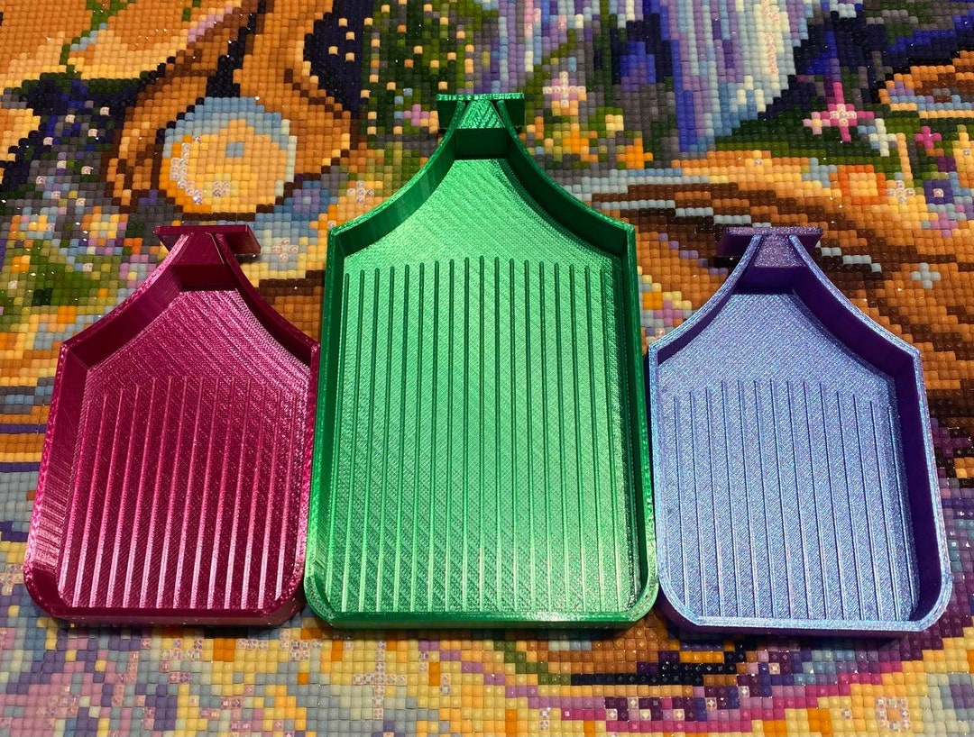 Large Basic Diamond Art Tray and Two Small Basic Diamond Art Tray Pack ...