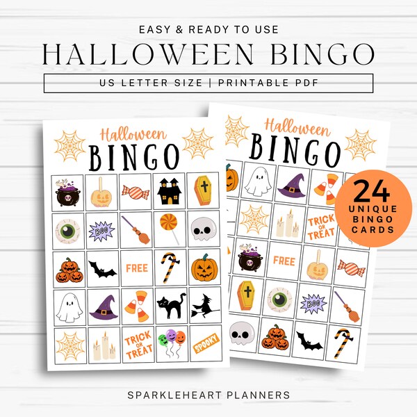 Halloween Bingo - Etsy