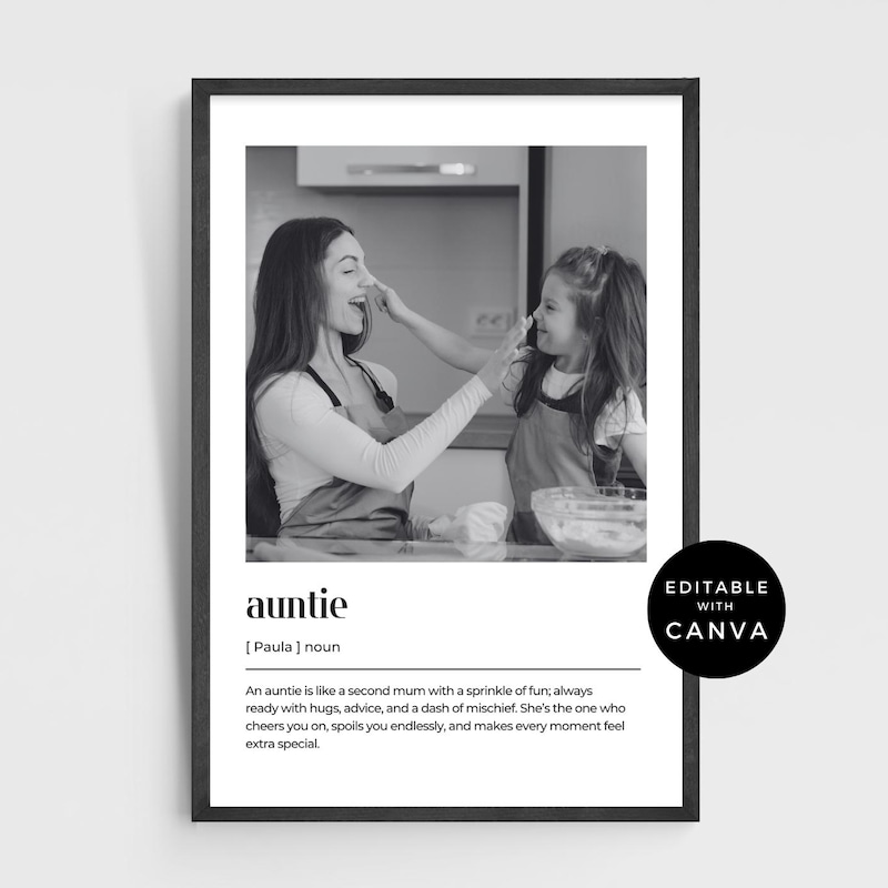 Auntie Definition Photo - Etsy