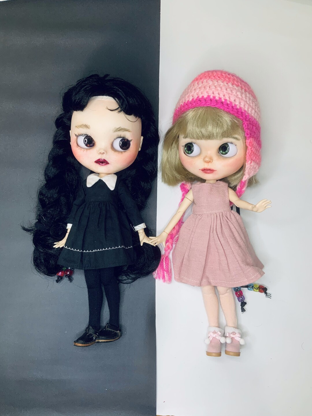Wednesday Addams and Enid Sinclair Blythe Dolls - Etsy