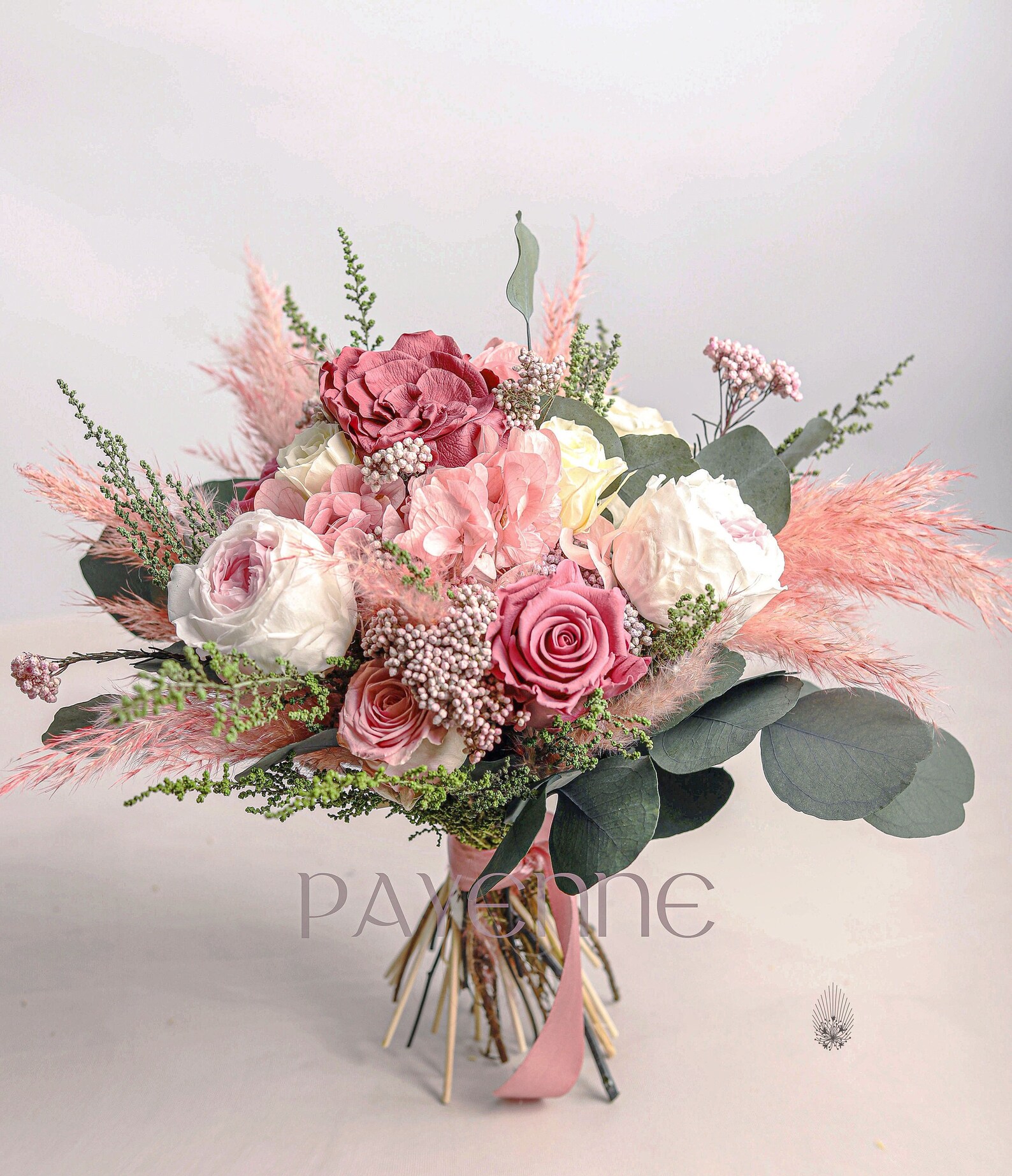 CAMILA Bouquet Eternal Flowers, Wedding Flower Bouquet, Bridal Bouquet ...
