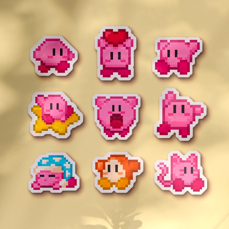 Kirby Sticker - Etsy