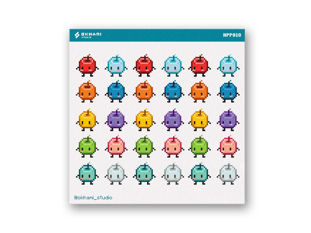 Junimo Sticker Sheet Stardew Valley, Bullet Journal Sticker, Video Game ...