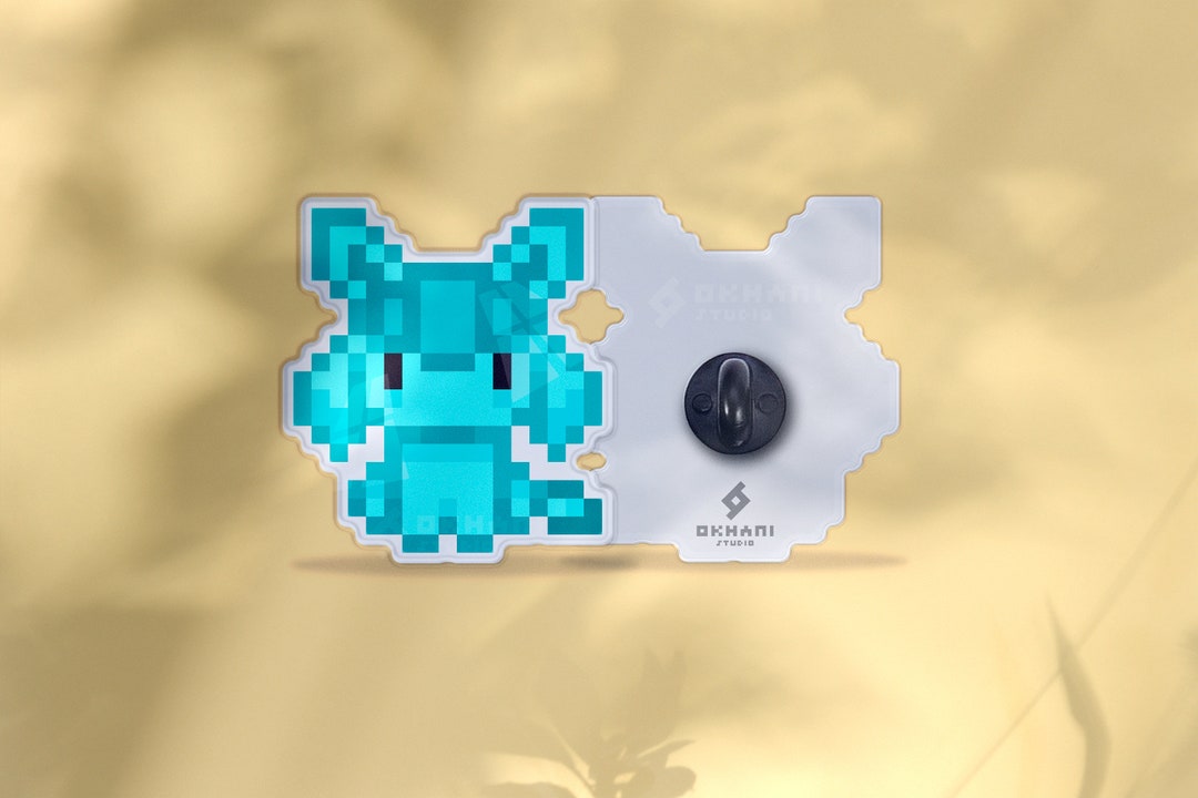 Glaceon Acrylic Pin Pokemon Pin, Costume Pin, Backpack Pin, Custom Pin ...