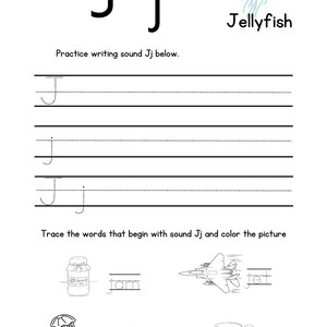 Printable Worksheet Alphabet for Kids, Tracing, Aphabet, Workbook ...