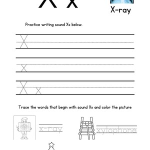 Printable Worksheet Alphabet for Kids, Tracing, Aphabet, Workbook ...