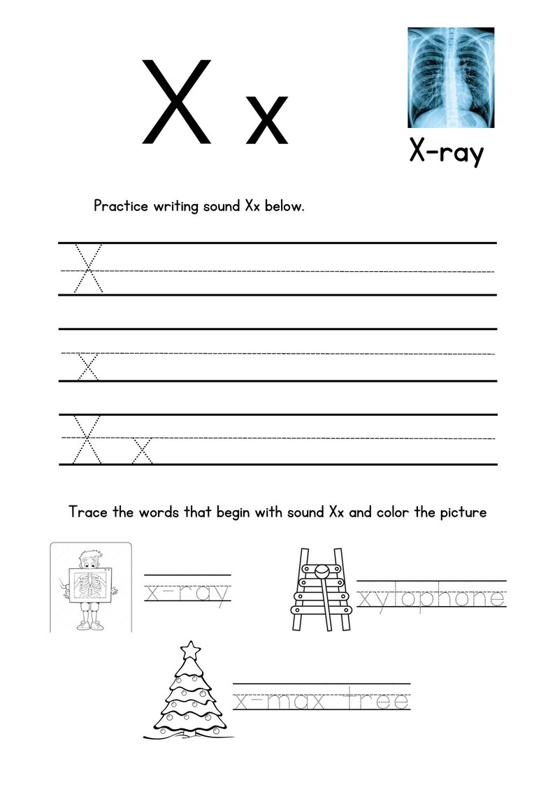 Printable Worksheet Alphabet for Kids, Tracing, Aphabet, Workbook ...