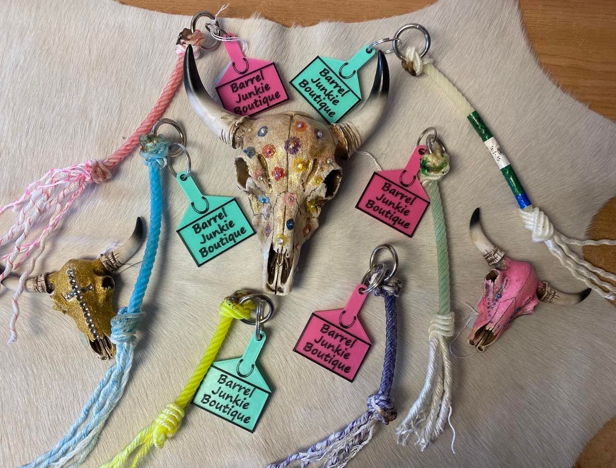 Cowgirl / Cowboy Rope Key Chains - Etsy