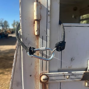 Bucket Hanger, Gate Clip Lariat Rope Clip: Locking Carabiner for Horses ...