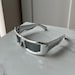 Silver Mirorred Lenses Silver Metallic Frame Futuristic Sunglasses - Etsy