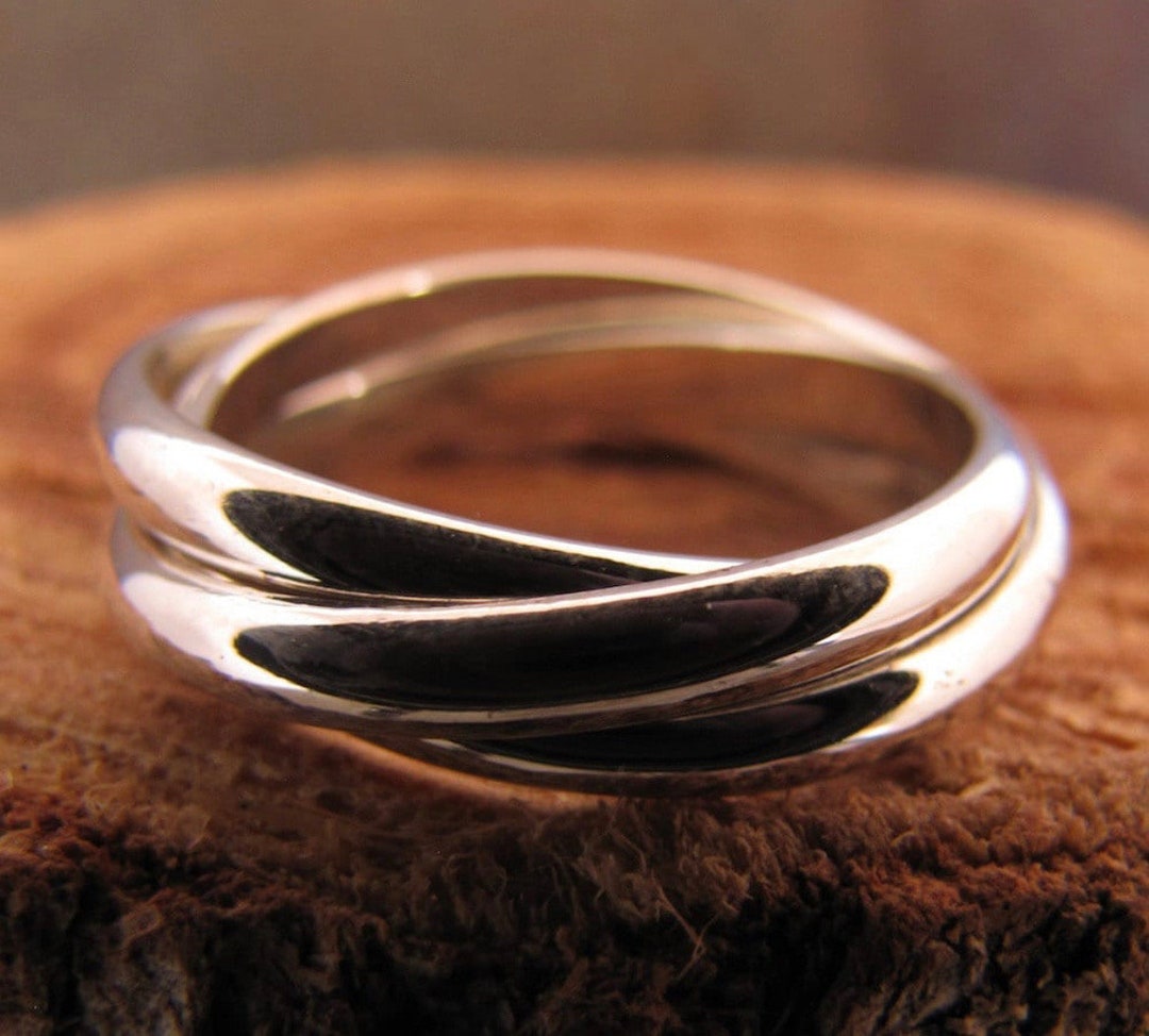 Silver Fidget Ring | Fun Ring | Silver Triple Fidget Ring | Playful ...