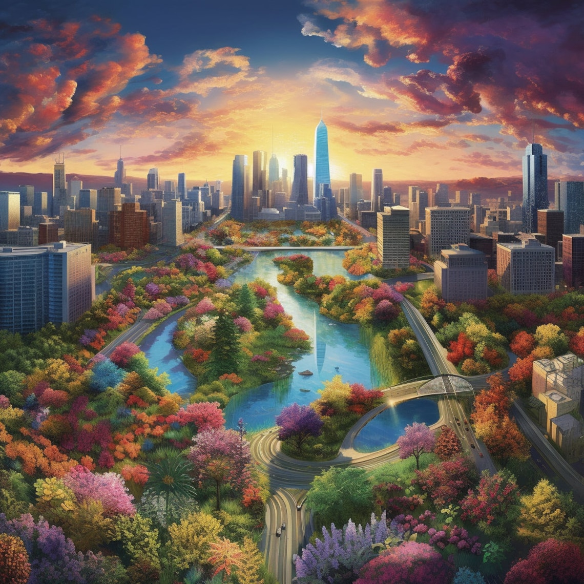 Custom Landscape Commission Stunning Wall Art and Computer - Etsy