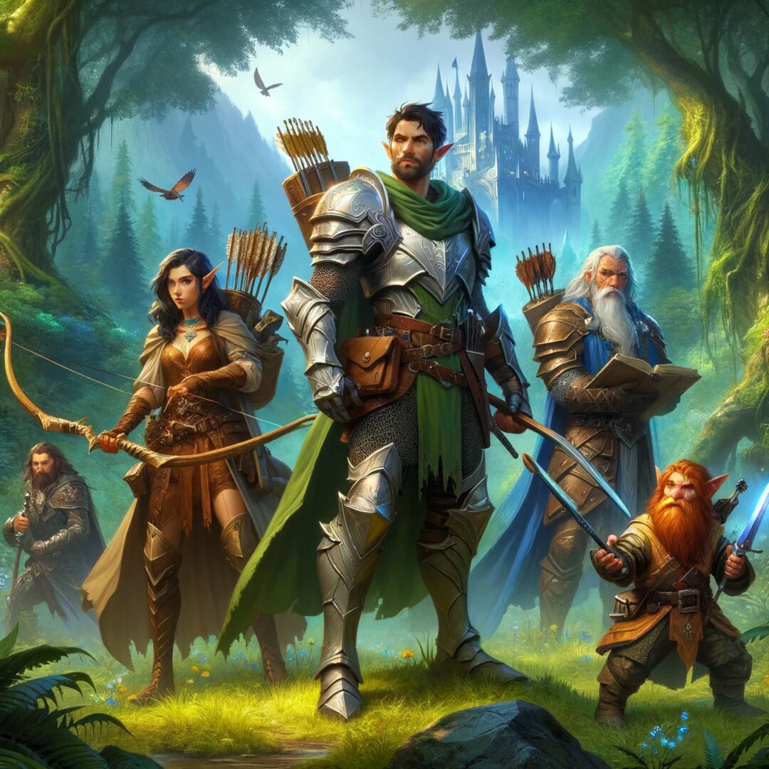 Custom Group Portrait | Dungeons and Dragons | Pathfinder | Call of ...