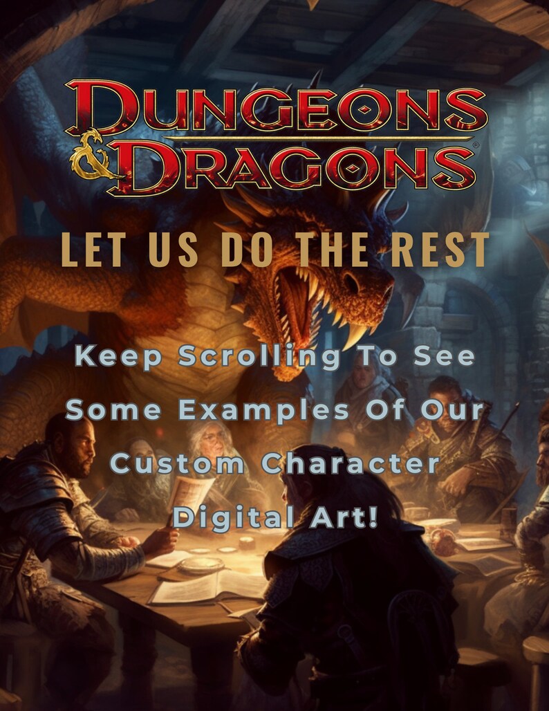 Custom Character Creation Dungeons and Dragons Complete Description ...
