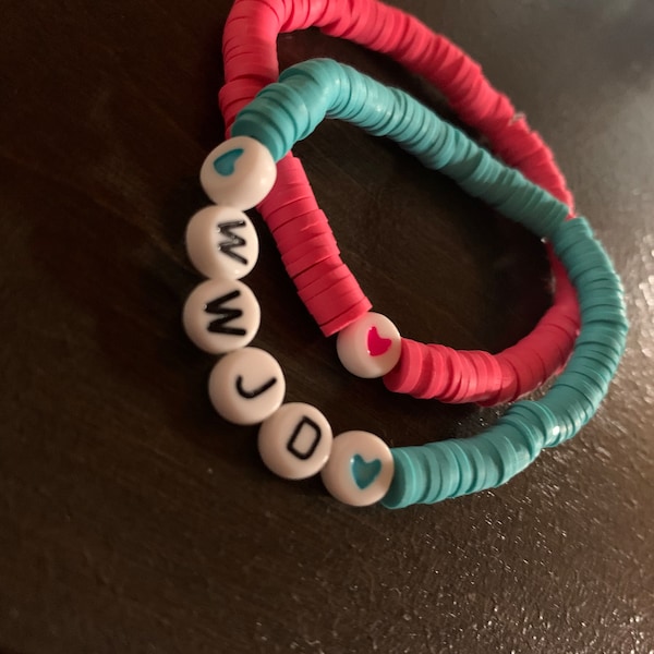 Clay Bead Bracelets Jesus - Etsy