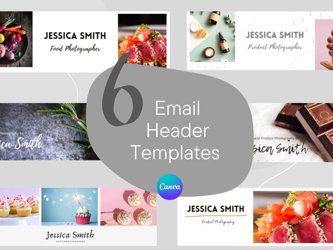 Email Header Template Canva Editable Email Template Photographer Email ...